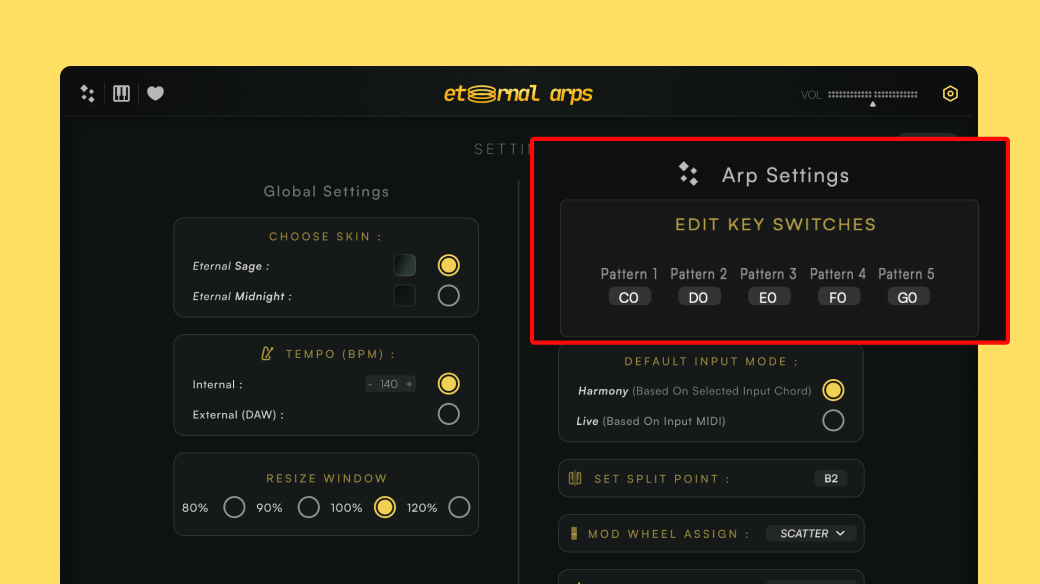Eternal Arps V-1.0.1 Update: New Features & Enhancements