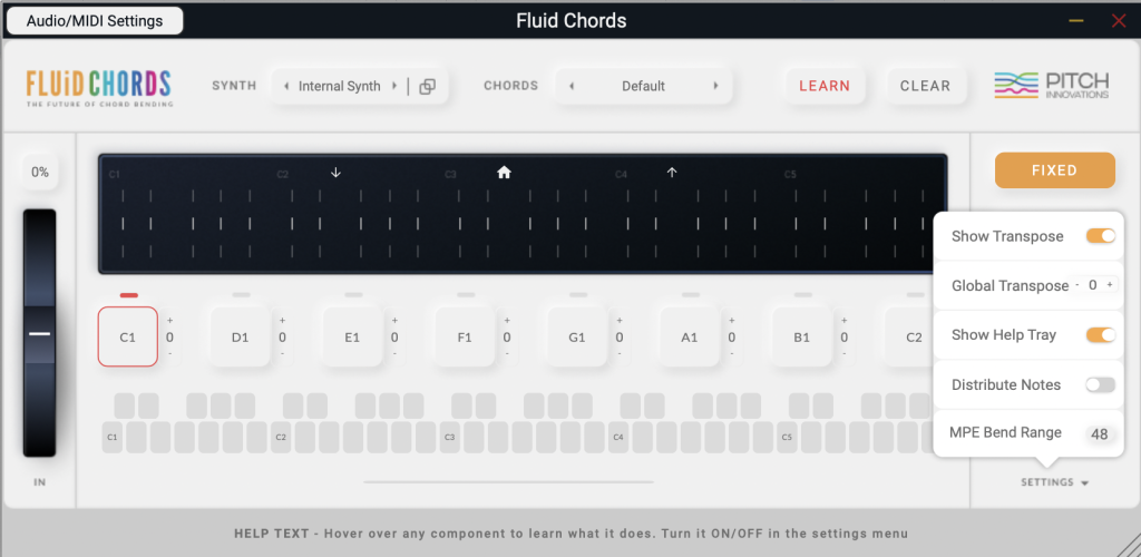 13. Fluid Chords : Settings – Help Center