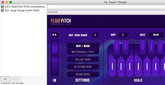 06.Fluid Pitch : using inside various DAWs – Help Center