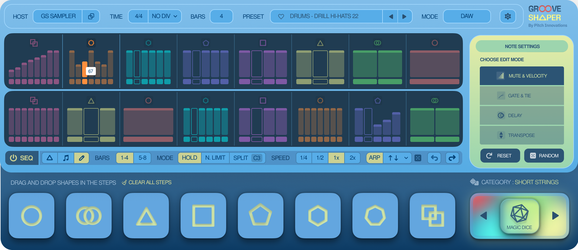 13. Groove Shaper : New Tool Bar – Help Center